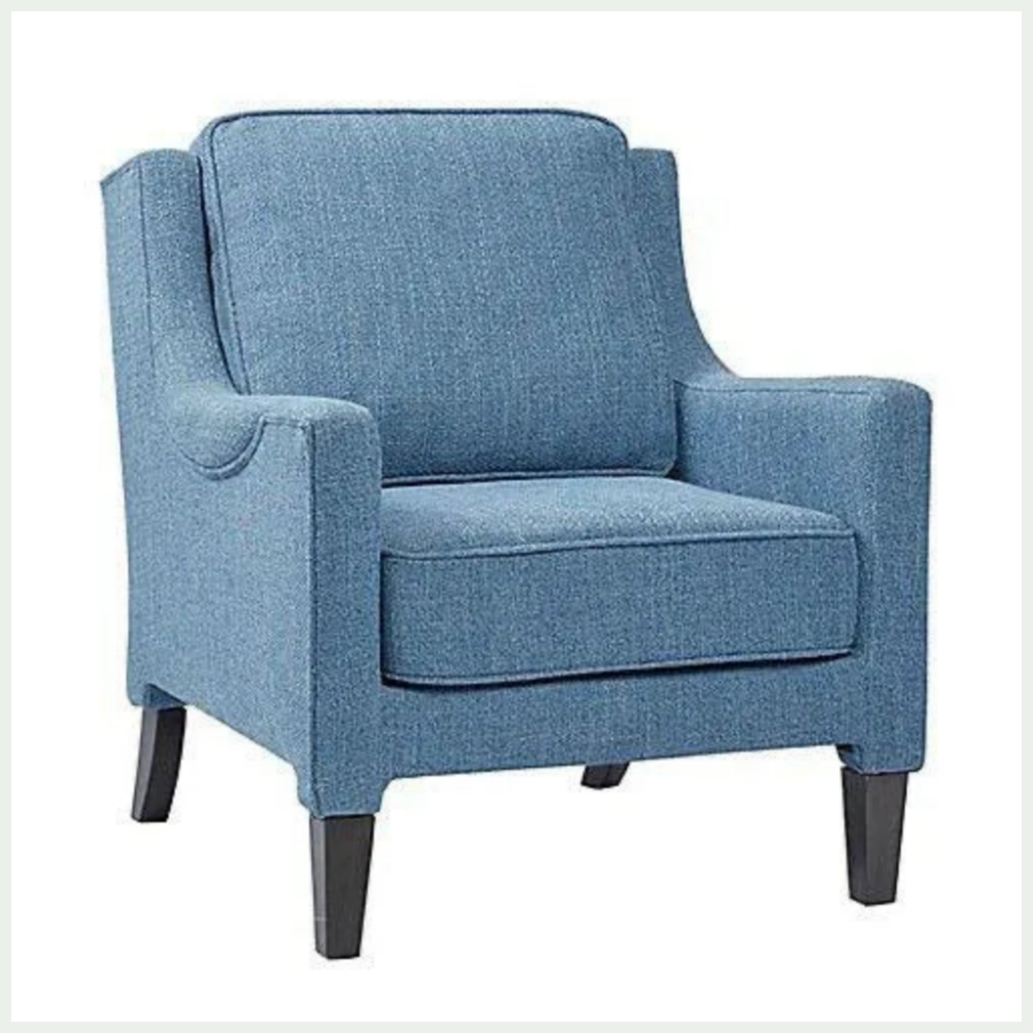 Blue Fabric Armchair in fantastic style_ Multiwood.ae